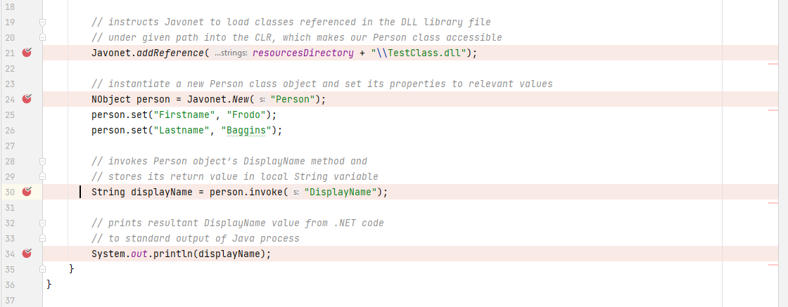 Debugging .NET code called from Java